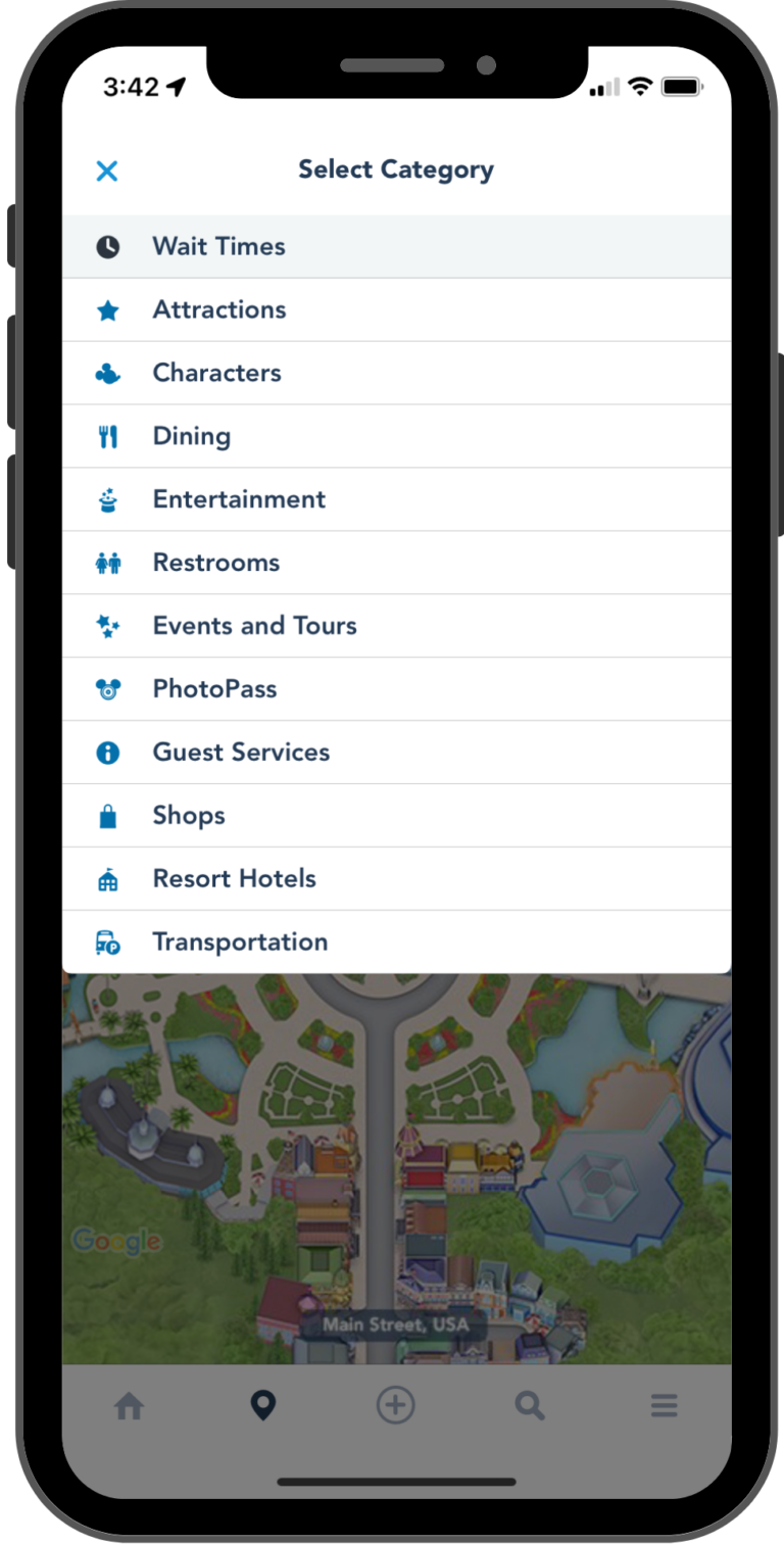 How to Use the Map in the Disney World App | TouringPlans.com Blog