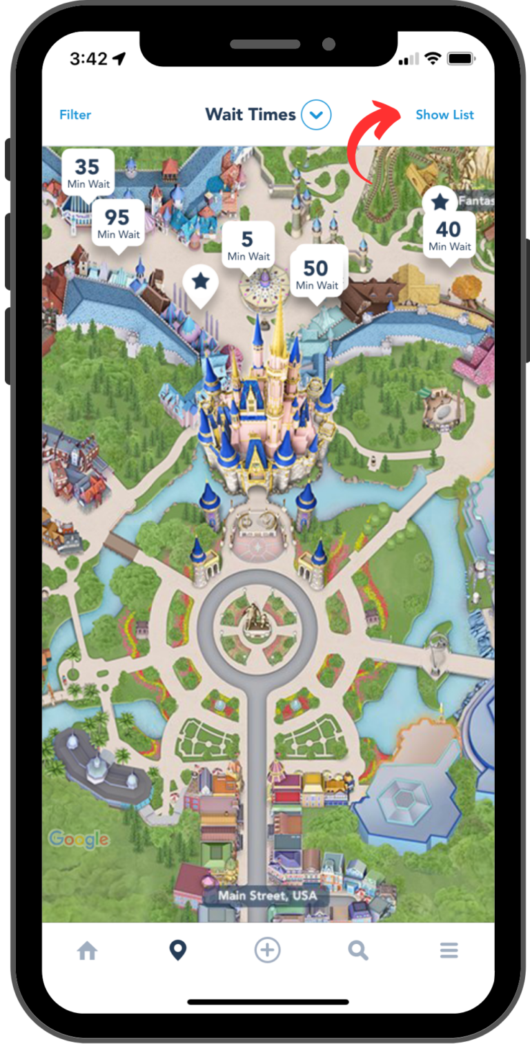 How to Use the Map in the Disney World App | TouringPlans.com Blog