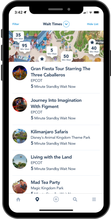 How to Use the Map in the Disney World App | TouringPlans.com Blog