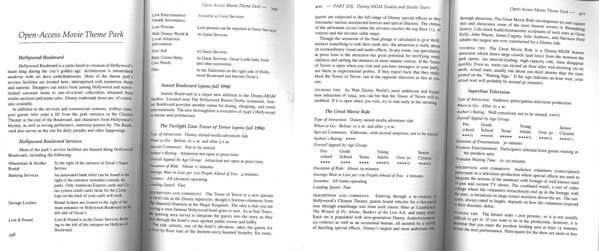A Look Back at The Unofficial Guide to Walt Disney World 1994 ...