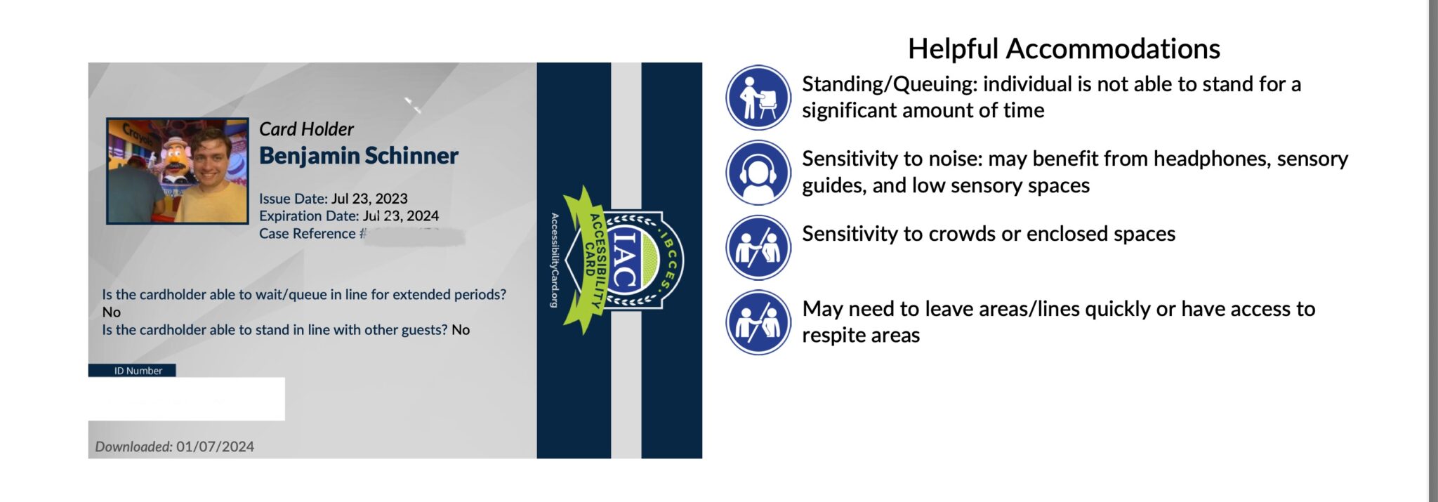 Applying for the IBCCES Accessibility Card | TouringPlans.com Blog