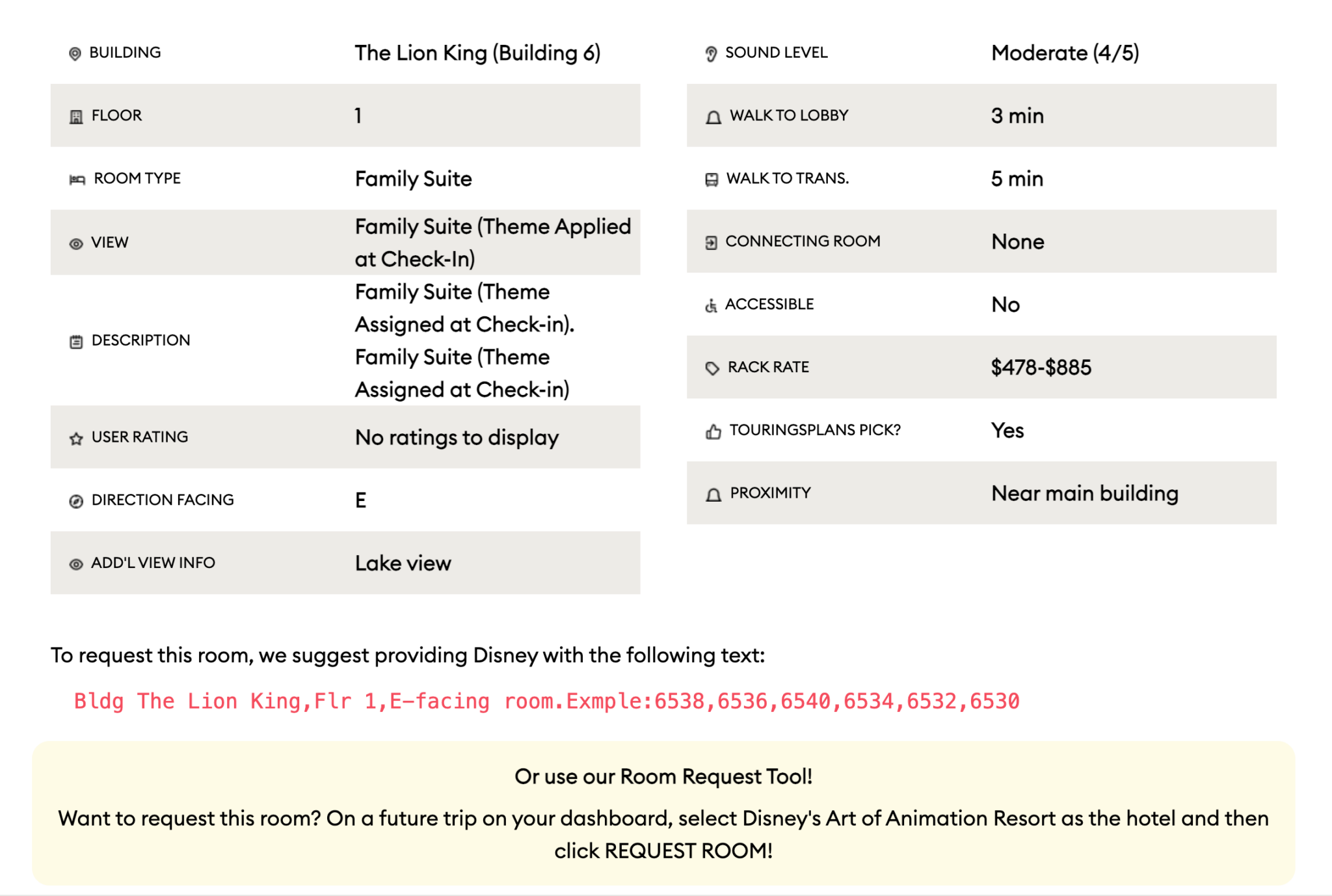Hotel Room Finder: Updates and New Features | TouringPlans.com Blog