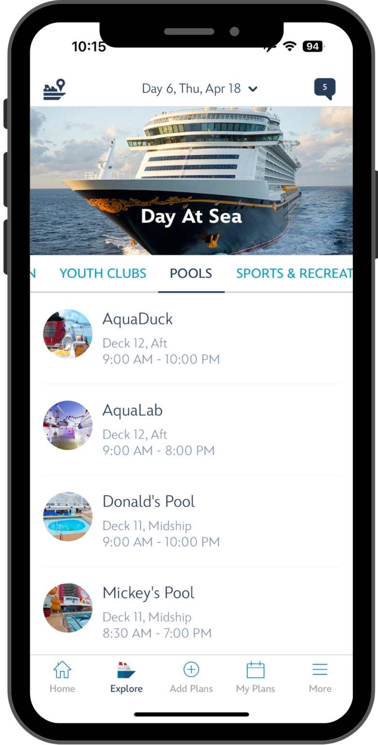 Plan Your Day With the Disney Cruise Line Navigator App | TouringPlans ...