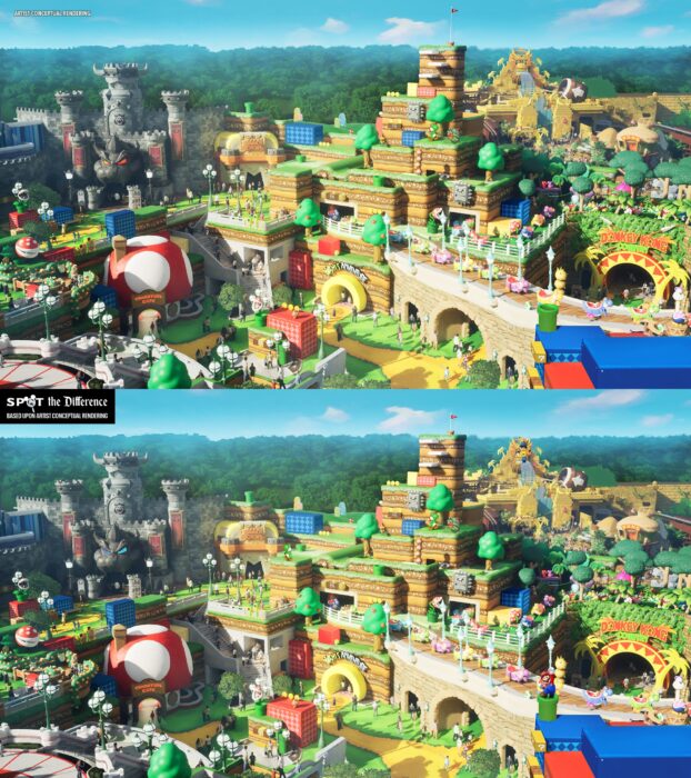 SATURDAY SIX Presents SPOT THE DIFFERENCE: Super Nintendo World edition ...