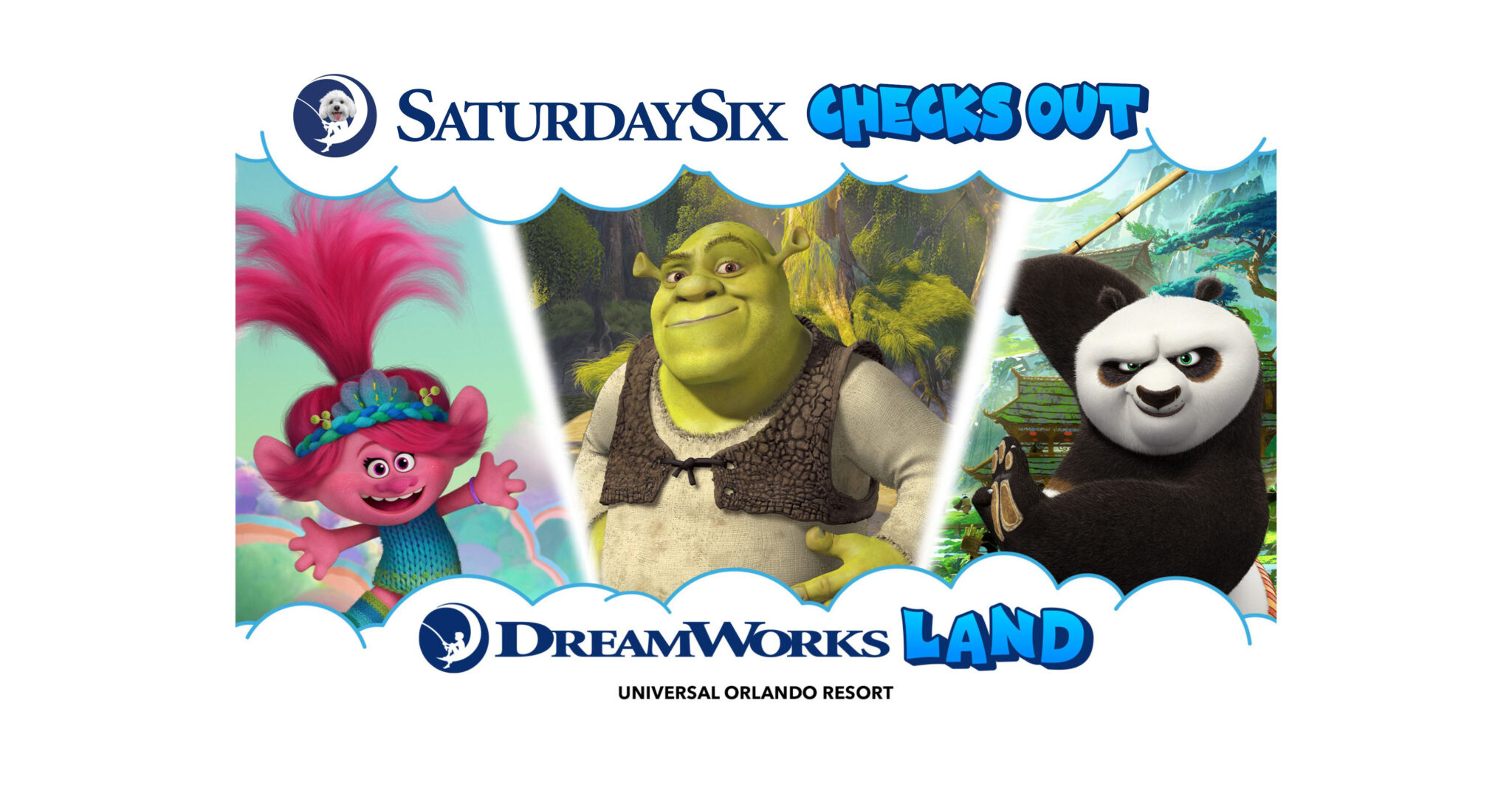 The SATURDAY SIX Explores DREAMWORKS LAND (Trollercoaster, Meet-and ...