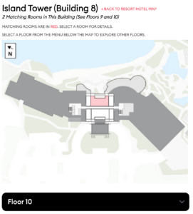 Island Tower at Disney’s Polynesian Resort: Exclusive Room Maps ...