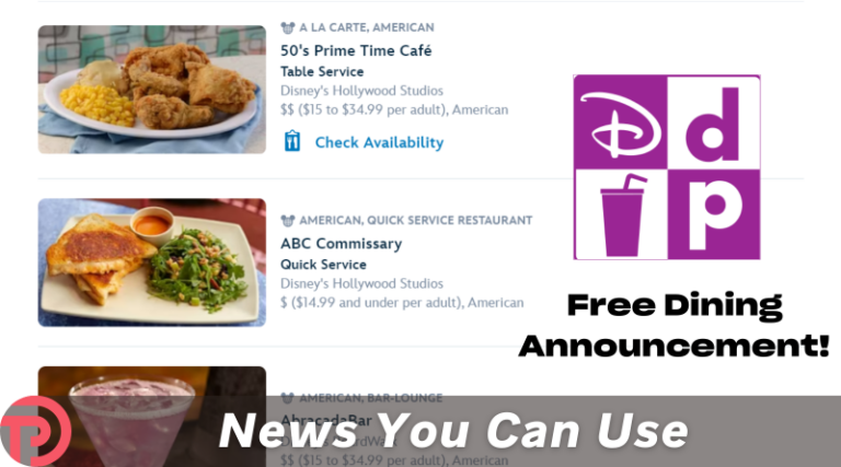 New Disney World Free Dining Offers for 2025 – For Everyone ...