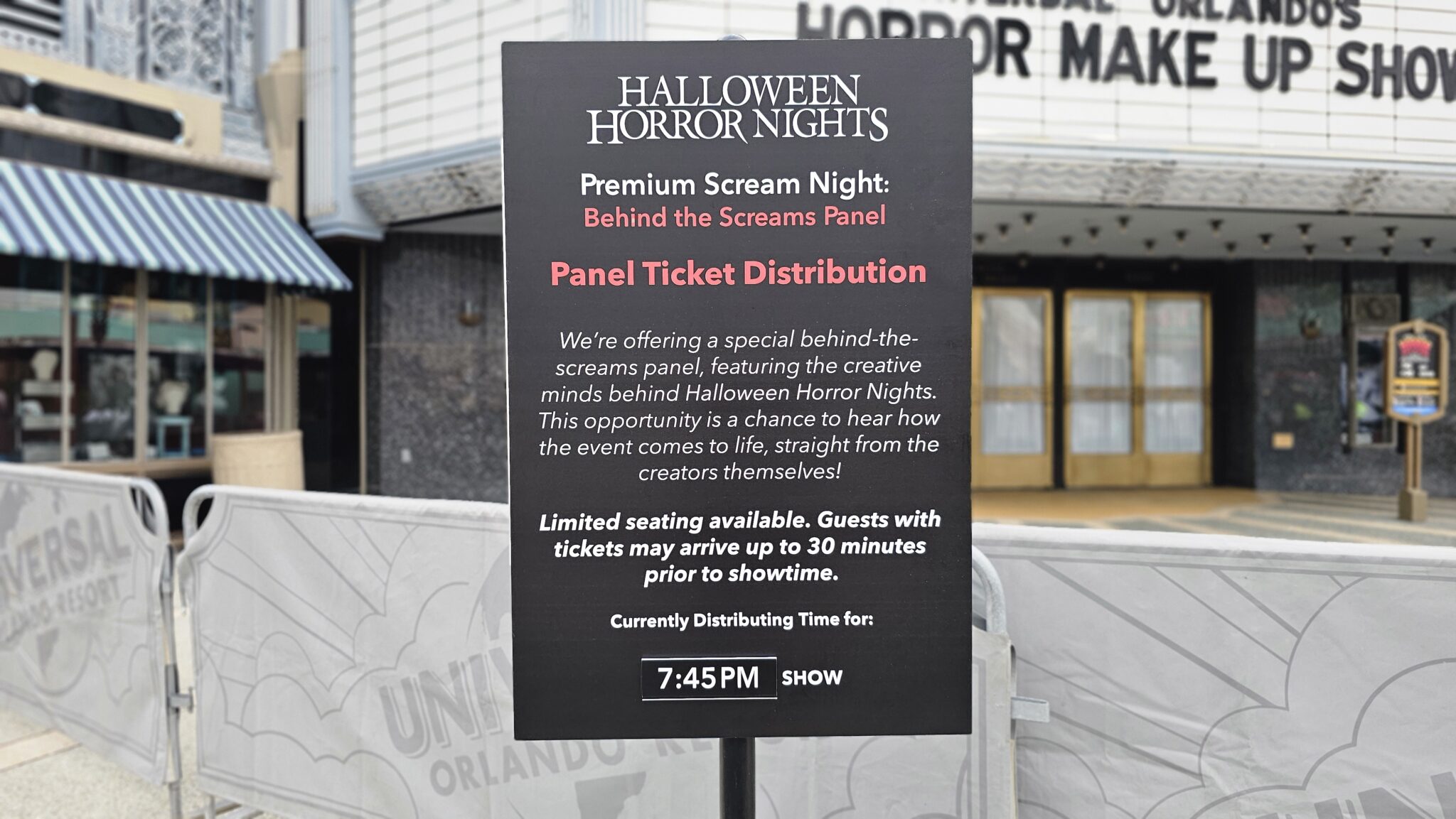 Getting to Know – Halloween Horror Nights Premium Scream Night ...