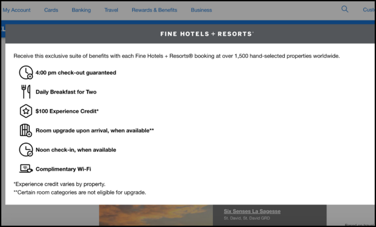 American Express Fine Hotels + Resorts Perks | TouringPlans.com Blog